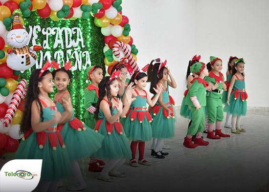 Colegio Los Amiguitos SFM realiza velada navideña 2024